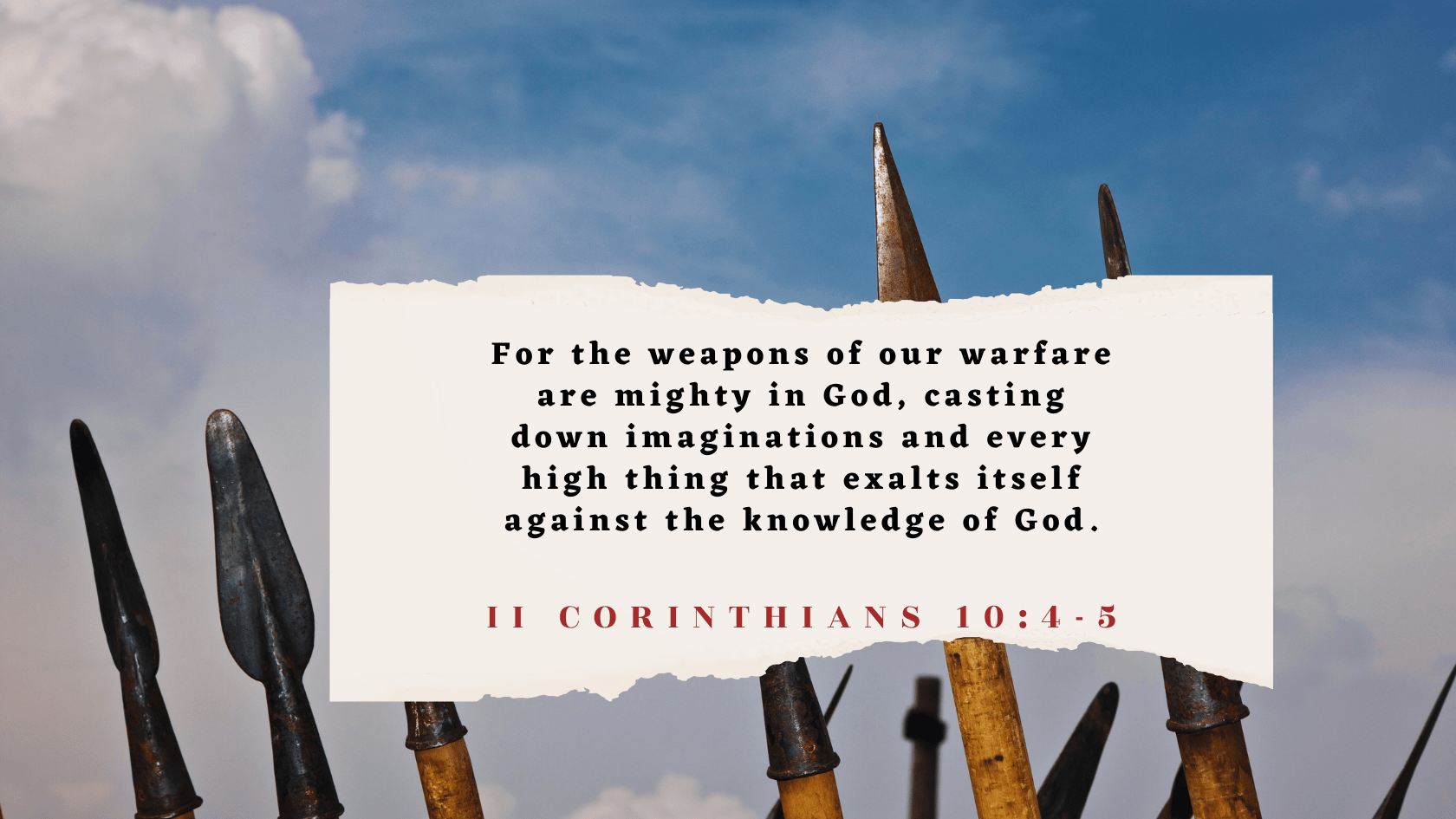 Casting Down Imaginations that Exalt itself Above the Knowledge of God ...